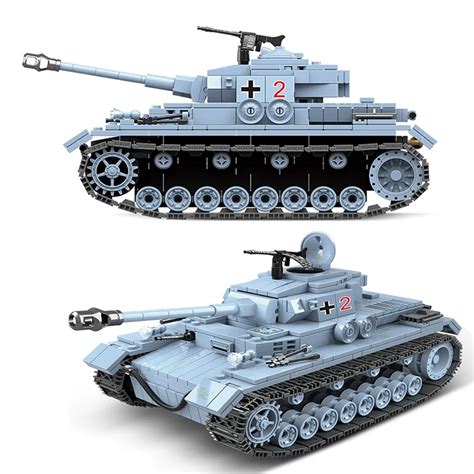 716 Adet WW2 Askeri Alman No 4 Tank Modeli Asker Silah Yap Ta Lar Ile