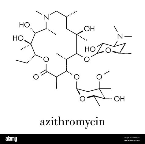 Azithromycin molecular Imágenes vectoriales de stock Alamy