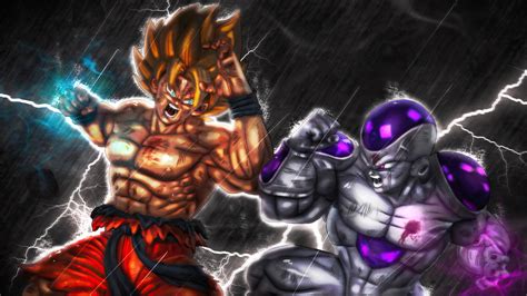 X Dragon Ball Fights Goku Vs Freezer K Wallpaper X