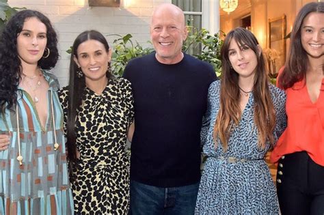 Todas Las Mujeres De La Vida De Bruce Willis Las Cinco Hijas Que Tiene