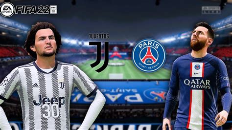 FIFA 22 PSG Vs Juventus UEFA Champions League 22 23 Group Stage
