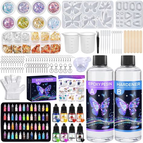 Résine Époxy Transparente 600ml Kit 1 1 Ratio Revêtement en résine