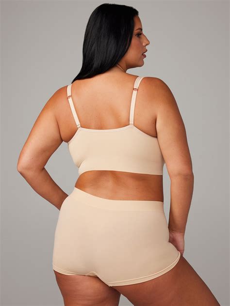 Seamless Scoop Neck Bralette In Nude SAVAGE X FENTY
