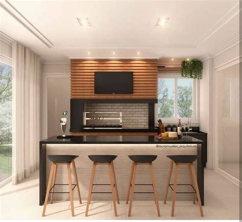 Interiores E Arquitetura On Instagram Varanda Gourmet Linda Pra Essa