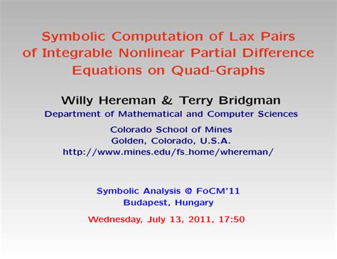 symbolic computation of lax pairs of integrable nonlinear partial difference