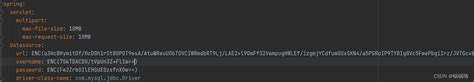 springboot结合jasypt 配置文件敏感信息加密 jasypt encryptor password csdn博客
