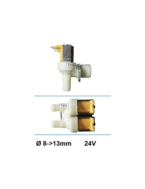 Electrovanne darrivée deau double coudé Eaton 24V DN 8 13