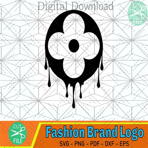 Louis Vuitton Logo Circle Dripping Svg Logo Svg Louis Vuit Inspire