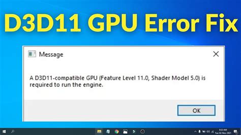 Error Fix A D D Compatible Gpu Feature Level Shader Model