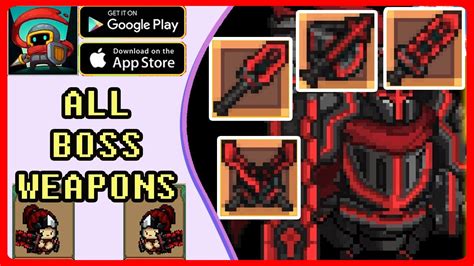 Soul Knight Prequel All Boss Weapons Of Black Archknight Showcase