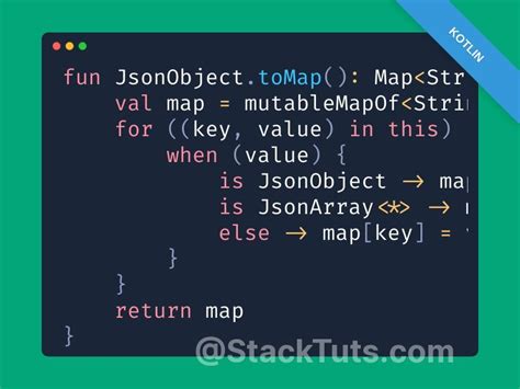 How To Map A Json String To Kotlin Map StackTuts