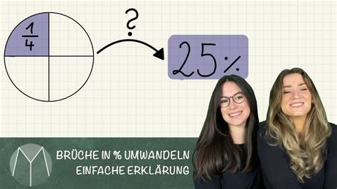 Brüche in Prozent umwandeln I Einfache Erklärung YouTube