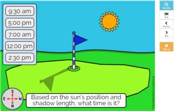 Shadows Length Time Of Day Position Of The Sun In The Sky Boom Cards