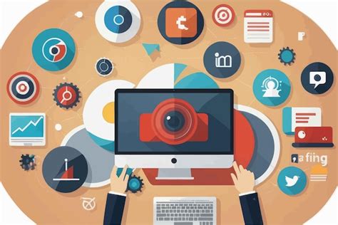 Premium Vector Social Media And Networking Conceptsocial Network