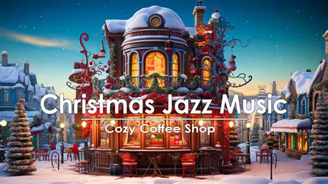 Winter In Porch Coffee Shop Ambience With Smooth Christmas Jazz Music