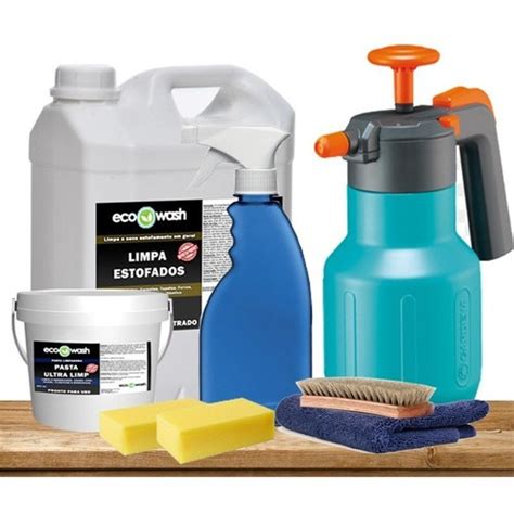 Kit Lava A Seco De Estofados Sof Colch O Tapete Carpete Teto De