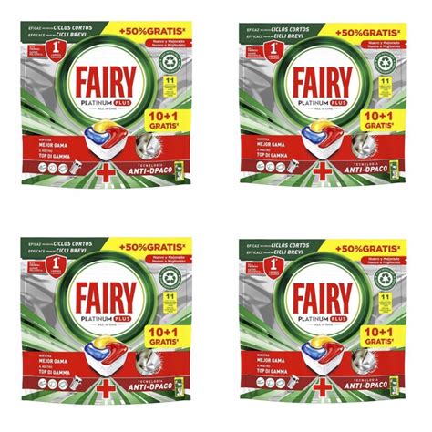 Zestaw Kapsułek do zmywarki Fairy Platinum Plus All in One 44szt