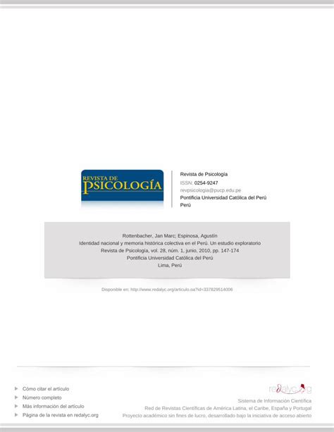PDF Redalyc Identidad nacional y memoria histórica colectiva