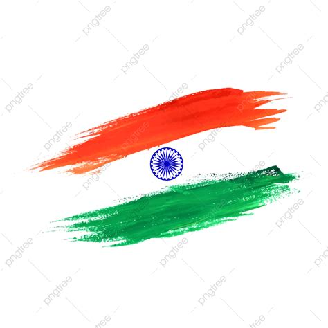 India Independance Day Vector Art PNG Indian Flag Watercolor For India