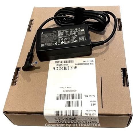 Oryginalny Zasilacz HP 65W Wtyk 4 5mm PIN I Kod QR W Warszawa Sklep