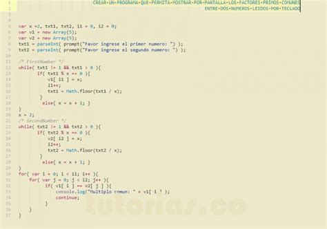 Arrays Javascript Multiplos Comunes Tutorias Co