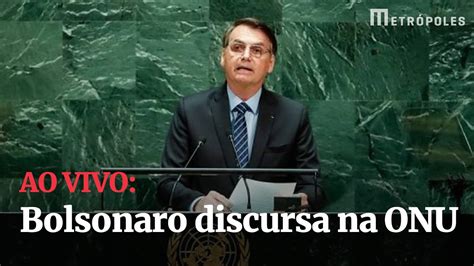 Ao Vivo Bolsonaro Discursa Na Abertura Da Assembleia Geral Da Onu