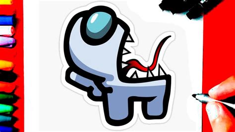 COMO Desenhar AMONG US IMPOSTOR FÁCIL FÁCIL YouTube