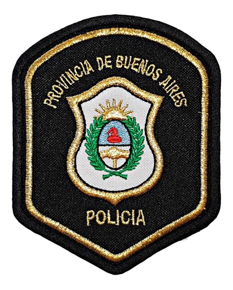 Escudo Parche Bordado Policía Provincia Buenos Aires CEO DINES