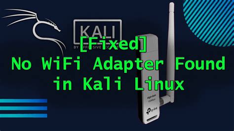 How To Fix Wireless Adapter In Kali Linux Not Detecting 2020 YouTube