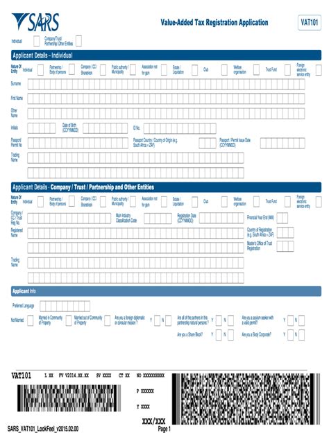 Vat 101 Form Fill Out Sign Online DocHub
