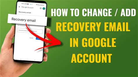 How To Change Add Recovery Email Id In Google Account Gmail