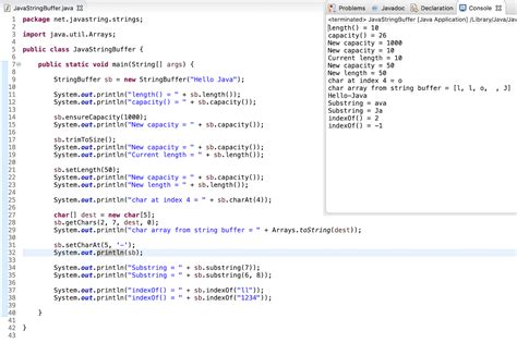 java stringbuffer class