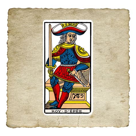 Le Roi D P E Arcane N Du Tarot De Marseille France Min Raux