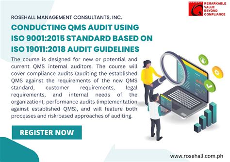 CONDUCTING QMS AUDIT USING ISO 9001 2015 STANDARD BASED ON ISO 19011