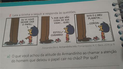 Leia A Tirinha A Seguir REVOEDUCA