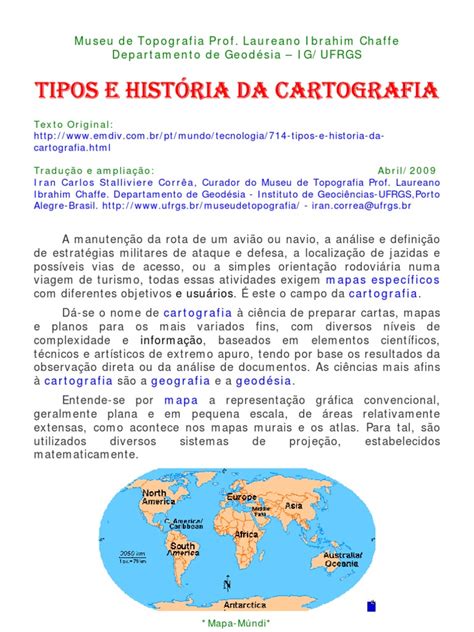 PDF Tipos E Historia Da Cartografia DOKUMEN TIPS
