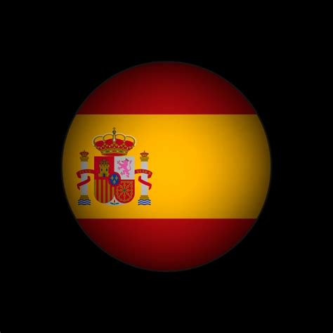 Premium Vector Country Spain Spain Flag Vector Illustration