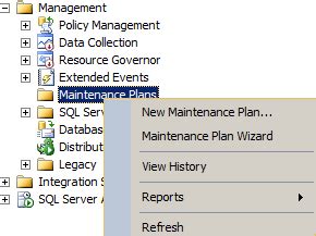How To Automate The Sql Server Database Maintenance Visure Solutions