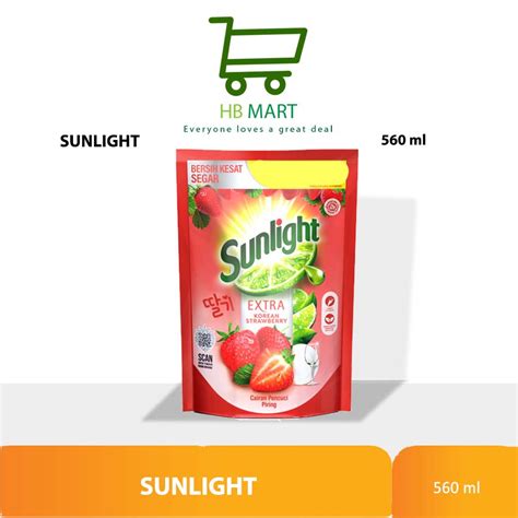 Jual SUNLIGHT EXTRA KOREAN STRAWBERRY CAIRAN PENCUCI PIRING 560ML