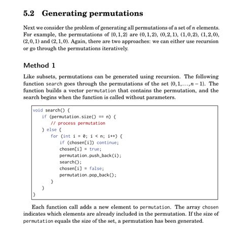 algorithm time complexity of generating all possible permutations using backtracking