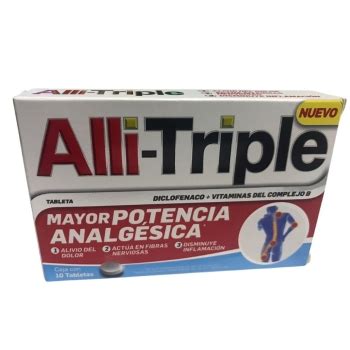 ALLi TRIPLE 50 25 50 50MG 10 TAB Farmacia Del Niño FARMACIA ONLINE