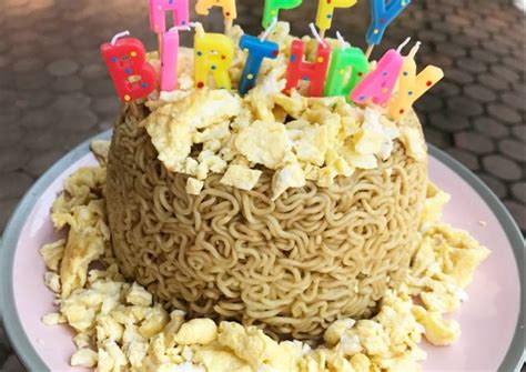 Resep Cake Indomie Oleh Cinthia Wf Cookpad