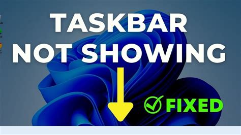 Taskbar Not Working Showing On Windows Laptop Here S The Quick Fix