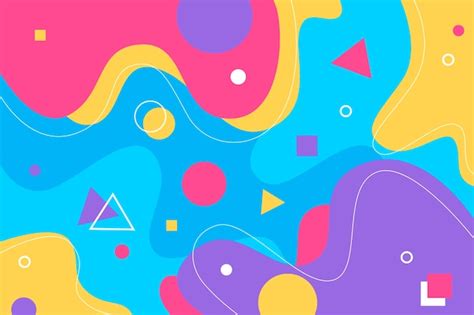 Fondo Abstracto Colorido Vector Premium