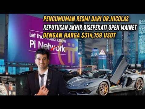 PENGUMUMAN RESMI DARI DR NICOLAS HARI INIH AKHIRNYA PI NETWORK OPEN