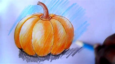 How To Draw Pumpkin Step By Step YouTube