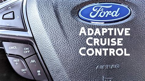 How To Use Ford Adaptive Cruise Control And Lane Centering YouTube