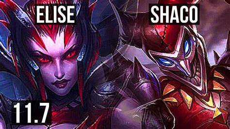 ELISE Vs SHACO JUNGLE 3 0 16 67 Winrate KR Grandmaster V11 7