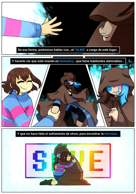 Este es mi cómic de UNDERTALE PÁGINAS 103 105 EVERVOID AU
