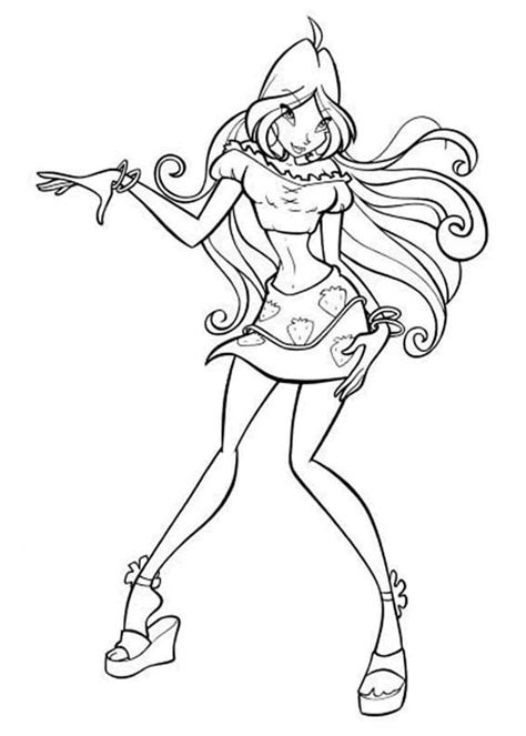 130 Disegni Delle Winx Club Da Colorare Libri Da Colorare Winx Club